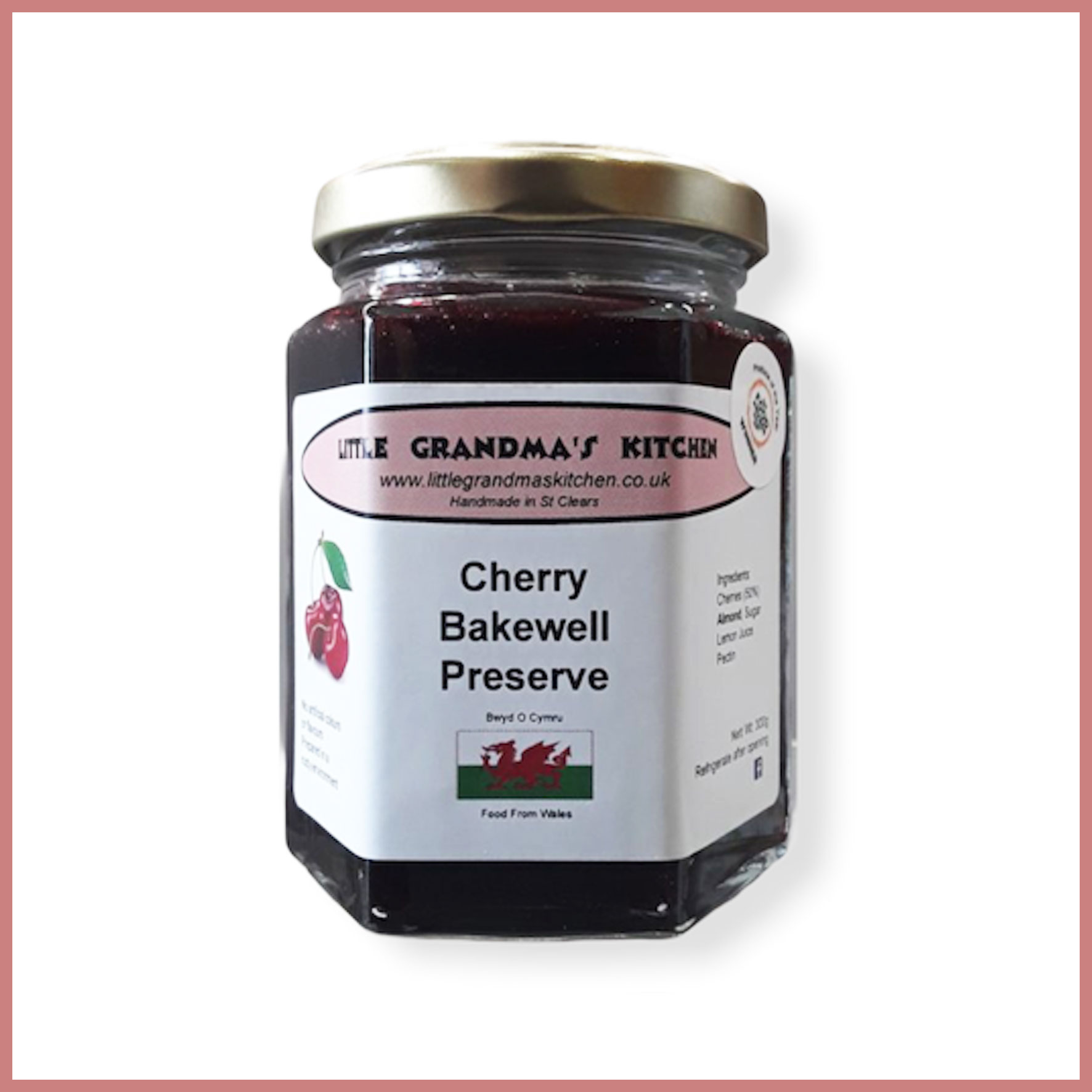 Cherry Bakewell Preserve - Little Grandma's Kitchen